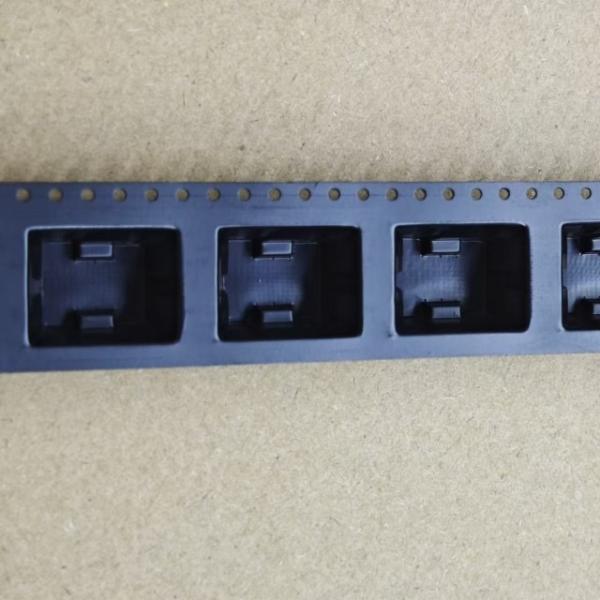 Quality 32-44mm Black PS Embossed Carrier Tape for SMT SMD Components for sale