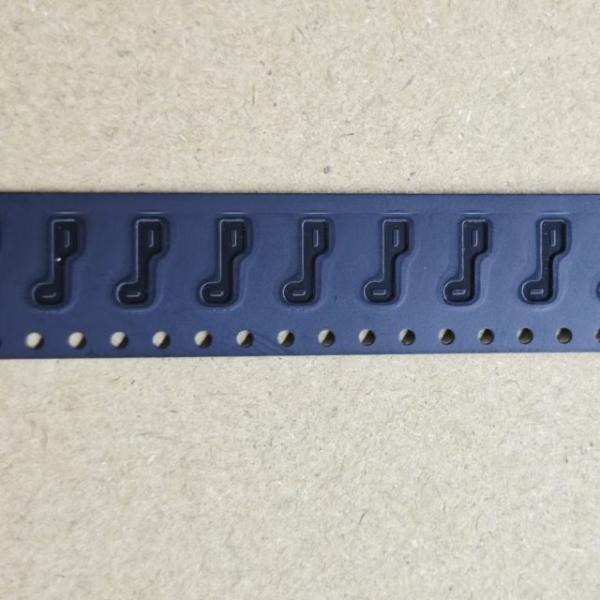 Quality 16–24mm Black ESD PS Embossed Carrier Tape, Custom Pocket for SMT SMD Automated Component Feeding for sale