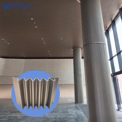 Cina Coperture di colonna di alluminio d'anodizzazione del metallo del piatto del rivestimento di materiale da costruzione per Hotal in vendita