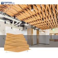 China Decorative Material metal artistic ceiling suspended aluminum linear ceiling  for sale