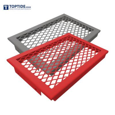 Cina Stazione ampliata di alluminio moderna di Mesh Ceiling Panel For Metro del metallo in vendita