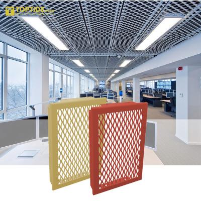 China Teto de alumínio multicoated personalizado da malha do fio de metal do material de construção à venda