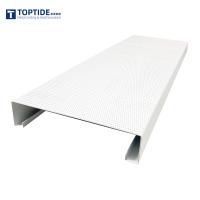 China Custom Metal Perforated Linear Aluminum Strip Ceiling For Office Ceiling System for sale