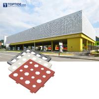 China Novel Laser Cut Metal Cladding Panel Building Material Perforated Aluminum Wall Panels for sale