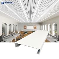 China Easy Install Strip Ceiling Sound Absorption Durability Fireproof for sale