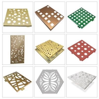 Cina soffitto artistico in lega di alluminio progettato con spessore di 5 mm in vendita