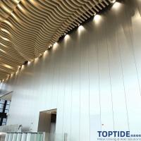 China RAL9016 Metal Baffle Ceiling for sale