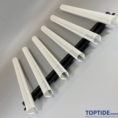 Cina Il soffitto acustico d'attaccatura confonde l'assorbimento acustico perforato rotondo le mattonelle del soffitto della metropolitana in vendita
