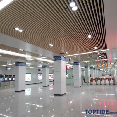 China 30x160 de metaal Gedrukte Gestempelde Comités van het Metaalschot pasten Houten de Plankontwerpen van het Dalingsplafond voor Muren en Plafonds aan Te koop