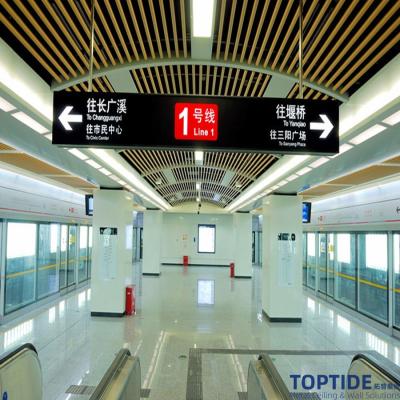 Cina Soffitti di legno e pareti falsi di costruzione che decorano le migliori idee di galleggiamento di progettazione del soffitto dei materiali per l'ufficio in vendita