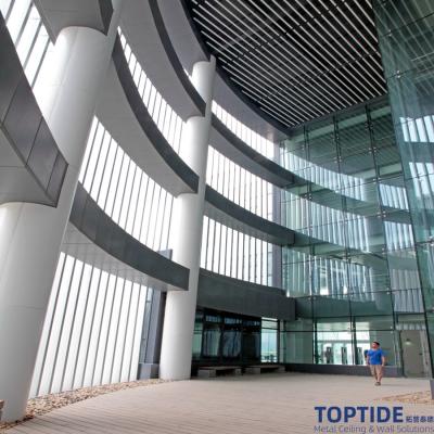 Cina Parete di legname del deflettore di profilo e bordo della copertura del soffitto adattati plancia su misura istituto universitario per l'aeroporto in vendita