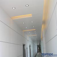 China PVDF Painted 2.0mm Fireproof Ceiling Board , Perforated False Ceiling for sale