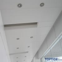 China PVDF Painted 2.0mm Fireproof Ceiling Board , Perforated False Ceiling for sale