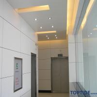 China PVDF Painted 2.0mm Fireproof Ceiling Board , Perforated False Ceiling for sale