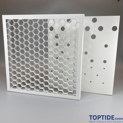 China Gancho original de Honeyconb do metal do projeto em telhas do teto da forma do hexágono do painel de teto para tetos e paredes à venda
