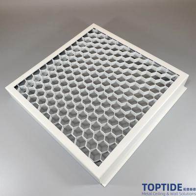 中国 商業金属線の低下の天井は六角形の網の天井板の2 x 4造るアルミニウム ホックをタイルを張る 販売のため