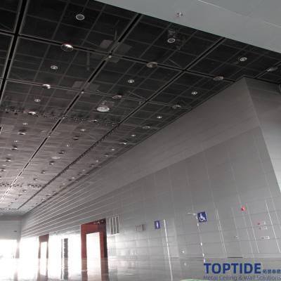 Cina Cavo bianco Mesh Aluminium Wall di esagono di traffico di RAL 9016 e pannelli per soffitti per il bordo dell'interno del rivestimento in vendita