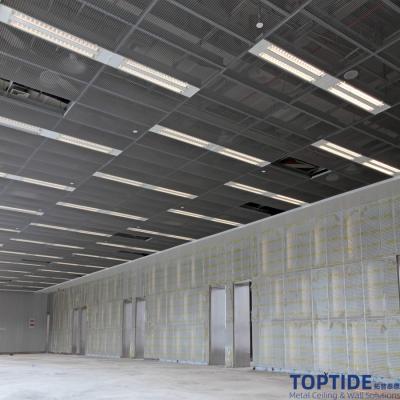 Cina Cavo bianco Mesh Aluminium Wall di esagono di traffico di RAL 9016 e pannelli per soffitti per il bordo dell'interno del rivestimento in vendita