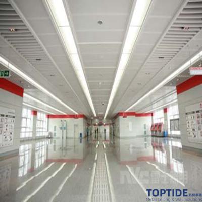 China Wassernase formen Aluminiumprofil-Streifen-Decken-Architektur-Wand-Decken-lineare Platte für offenen Raum zu verkaufen