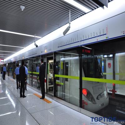 China Wassernase formen Aluminiumprofil-Streifen-Decken-Architektur-Wand-Decken-lineare Platte für offenen Raum zu verkaufen
