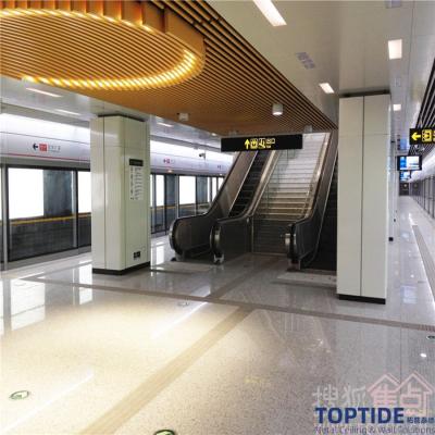 China Teto linear do defletor do metal do certificado 1.5mm do CTC para a decoração interior à venda