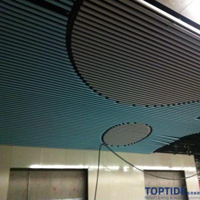 China Het cirkel Multi van het de Raadspvdf Poeder van het Kleurenmetaal Opgeschorte Plafond Profiel van het de Deklaagaluminium Te koop