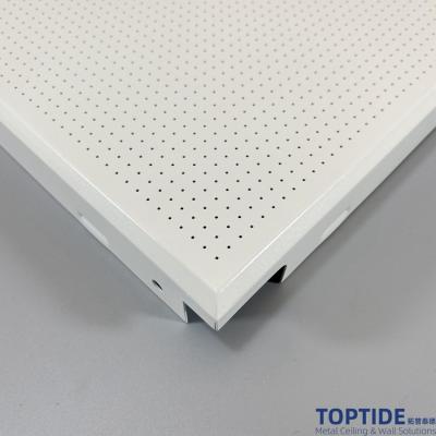 Cina La decorazione interna 500mm del CE ha perforato i pannelli per soffitti di alluminio quadra in vendita