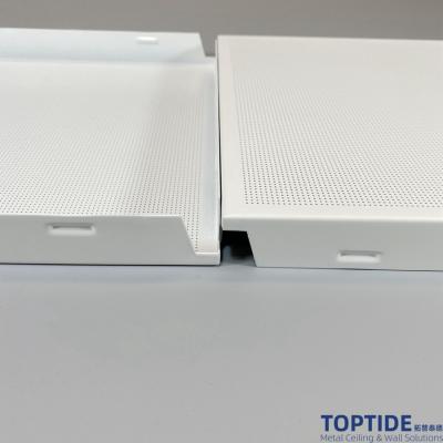 Cina Acciaio acustico dei pannelli per soffitti del metallo perforato di RAL9016 0.7mm in vendita