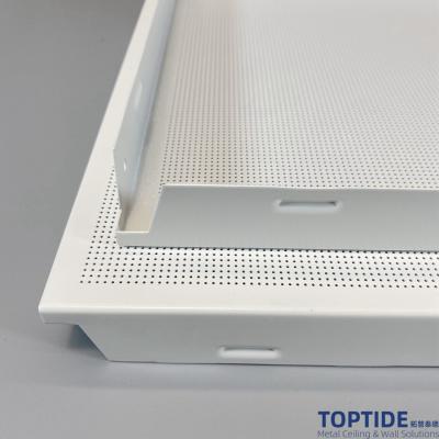 Cina Acciaio acustico dei pannelli per soffitti del metallo perforato di RAL9016 0.7mm in vendita