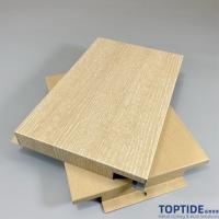 China CE Certified Wood Look 1200mm Hook On Ceiling System Rectangle for sale