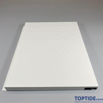 Chine Matériaux de bâche décoratifs en aluminium de plafond de mur de panneau de plafond de modèle aléatoire de perforation à vendre