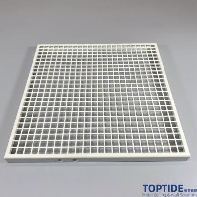 Китай доска потолка неубедительной алюминиевой решетки 2.5mm огнеупорная, квадратная плитка потолка края продается