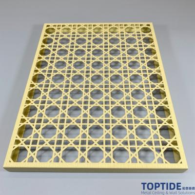 China Het Aluminium Decoratief Comité van PVDF Binnenlands/Buiten de Muurplafond die van het Laser Scherp Metaal Tegels behandelen Te koop