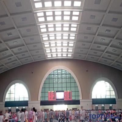 Cina Clip smussata di alluminio del bordo in rottura nel pannello del modello della grata sospeso metallo del soffitto per la stazione in vendita