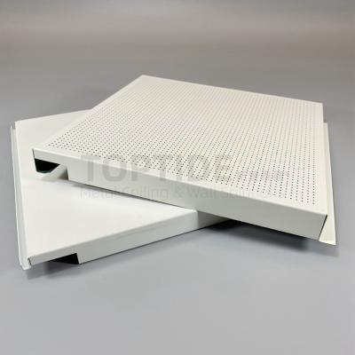 Cina Gancio sul soffitto antivento sospeso di alluminio con rivestimento di sguardo del legname in vendita