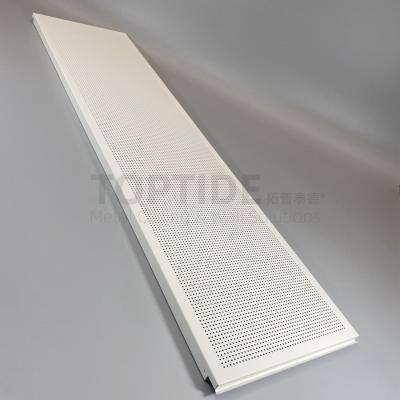 Cina La sostituzione dell'alluminio del rivestimento del metallo del soffitto della parete ha sospeso le mattonelle impermeabili del soffitto di goccia in vendita