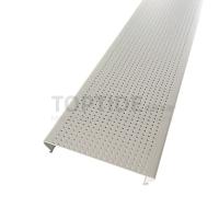 China White C Shape Linear Strip Ceiling Plank Suspended Concealed Grid False Ceiling for sale