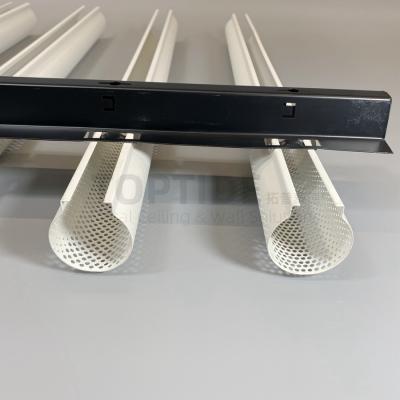 Cina Mattonelle perforate lineari acustiche di alluminio del soffitto dei fori casuali in vendita