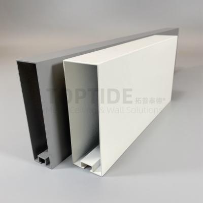 China PVDF2 deklaag Opgeschorte van het de Tegels Decoratieve Buiten Onverwachte Slot van het Metaalplafond het Plafondtegels Te koop