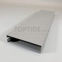 China Customized Extruded Acoustical Baffle Ceiling Profile False Ceiling For Office Room for sale