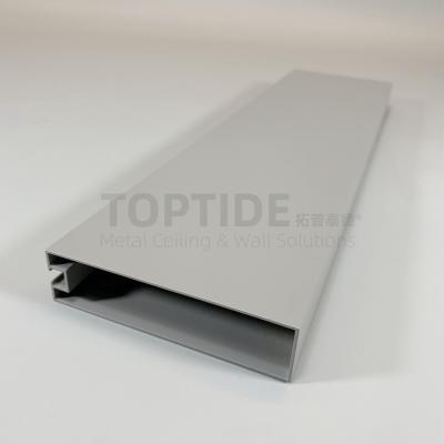 Cina Soffitto falso espulso su misura di profilo del soffitto del deflettore acustico per la stanza dell'ufficio in vendita