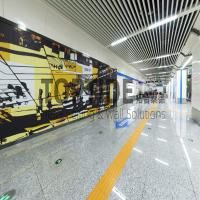 China Commercial Ceiling Decorative Suspend Boxed Strip Drop Down Ceiling Panels for sale