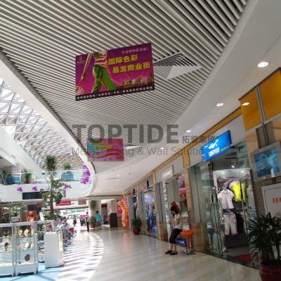Cina Lo schiocco espulso di alluminio di profilo del deflettore di Deco ha sospeso il soffitto lineare di alluminio del metallo in vendita