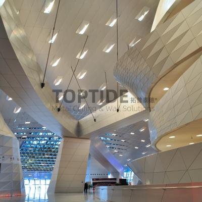 Cina Griglia di alluminio acustica del controsoffitto della costruzione del bordo del soffitto in vendita