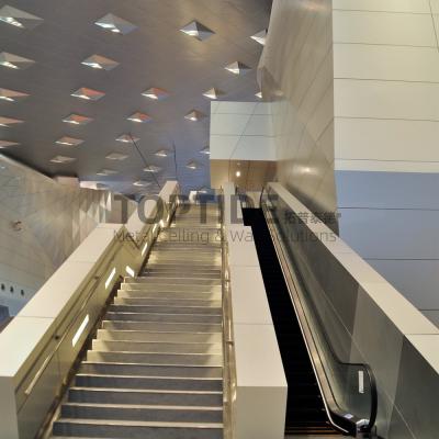 Cina Coperture globali di costruzione del soffitto della parete dello strato di alluminio perforato 0.8mm su ordinazione decorative in vendita