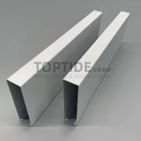 China Golden Linear Ceiling Panels Suspended False U Shaped Metal Drop Ceiling for sale