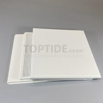 China 0.6mm bedekte het Dikke de Raadspoeder van het Aluminiumplafond Decoratieve Gedrukte Metaalbladen 300×300mm met een laag Te koop