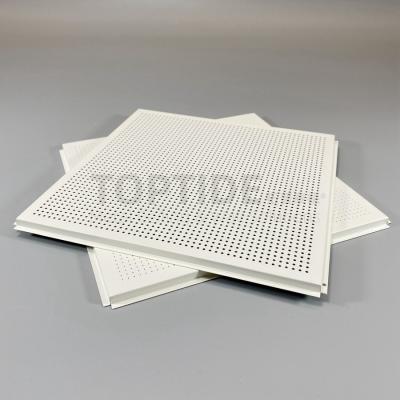 China 0.6mm bedekte het Dikke de Raadspoeder van het Aluminiumplafond Decoratieve Gedrukte Metaalbladen 300×300mm met een laag Te koop