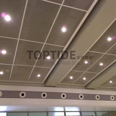 Cina L'alta qualità a prova d'umidità ha espanto il cavo di alluminio Mesh Grid False Ceiling in vendita