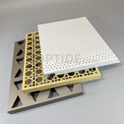 Cina L'isolamento acustico del pannello decorativo di alluminio esterno ha perforato il rivestimento della parete in vendita